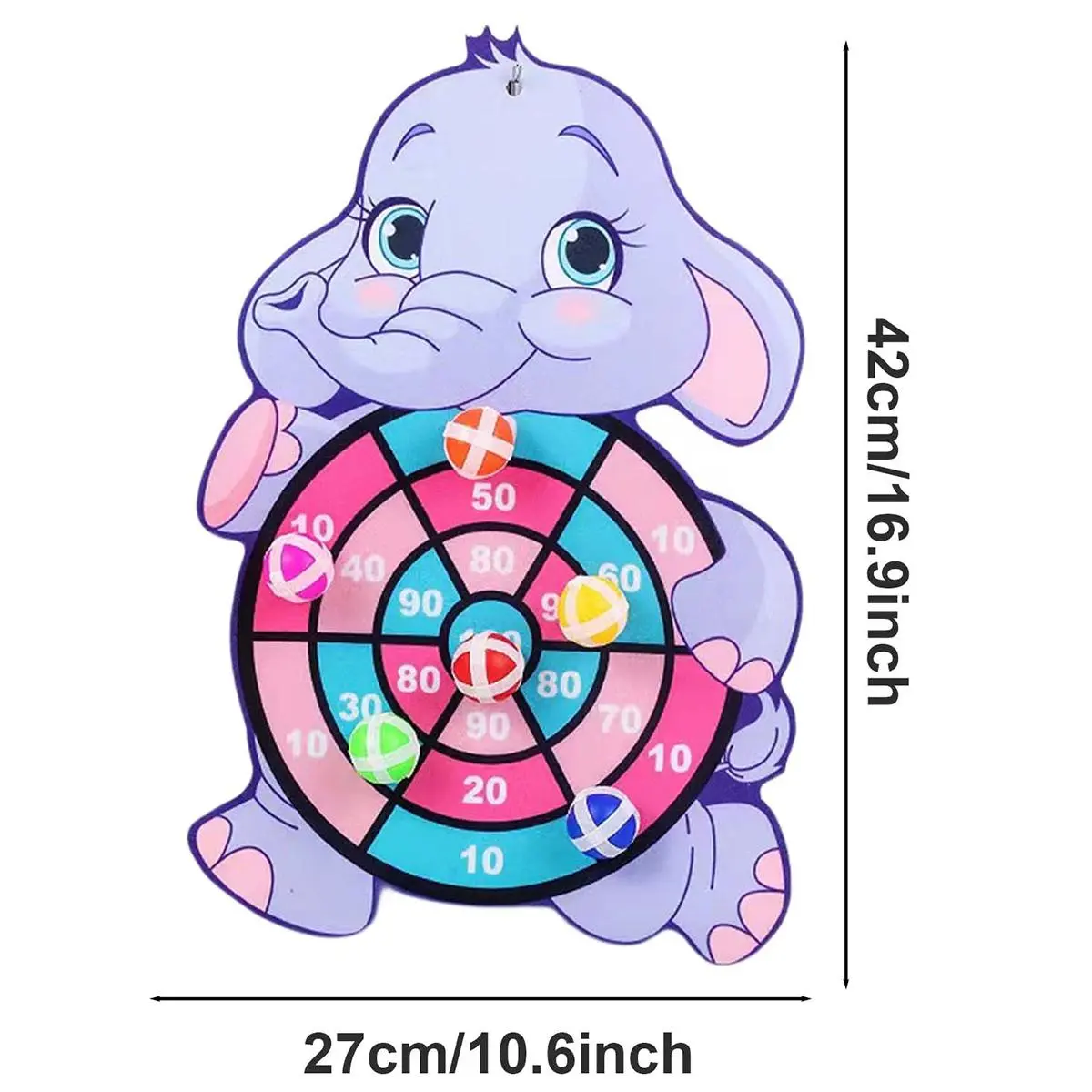 1 Set Cartoon Animal Design Dart Board Game, Creative Dart Board Toy ...