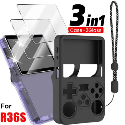 Original R36s Game Console Hard Carrying Bag Shockproof Storage Case ...