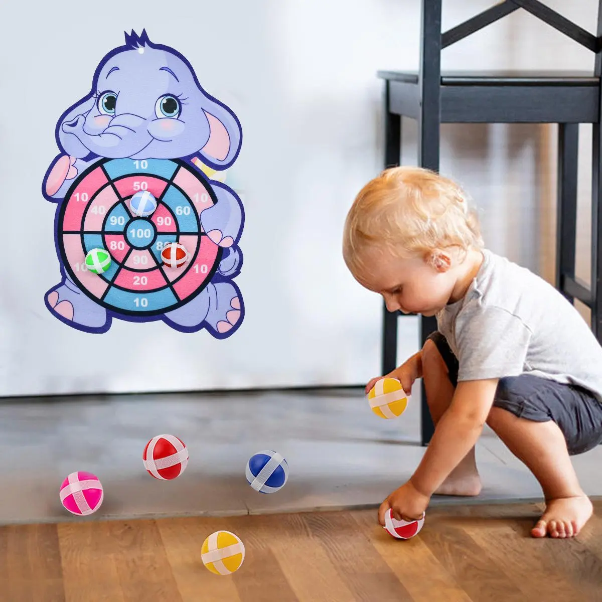 1 Set Cartoon Animal Design Dart Board Game, Creative Dart Board Toy ...